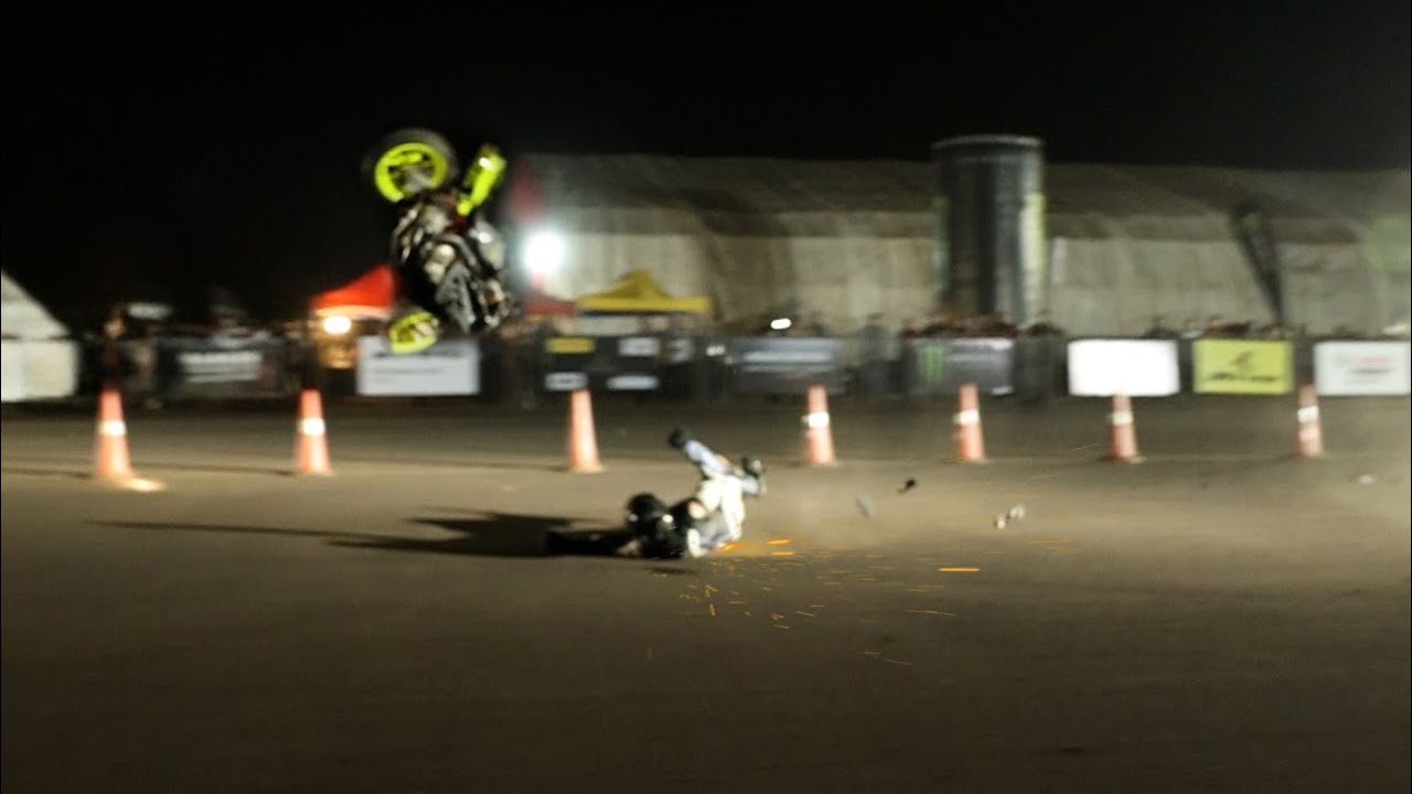 😱 Drag Bike High speed Accident at Valley run 2023 | Got up like a True ...