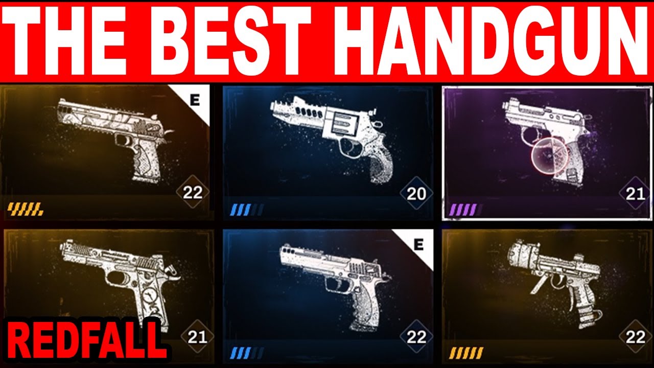 The Best Pisol and Handgun in Redfall - All Handgun Weapon Damage Test ...