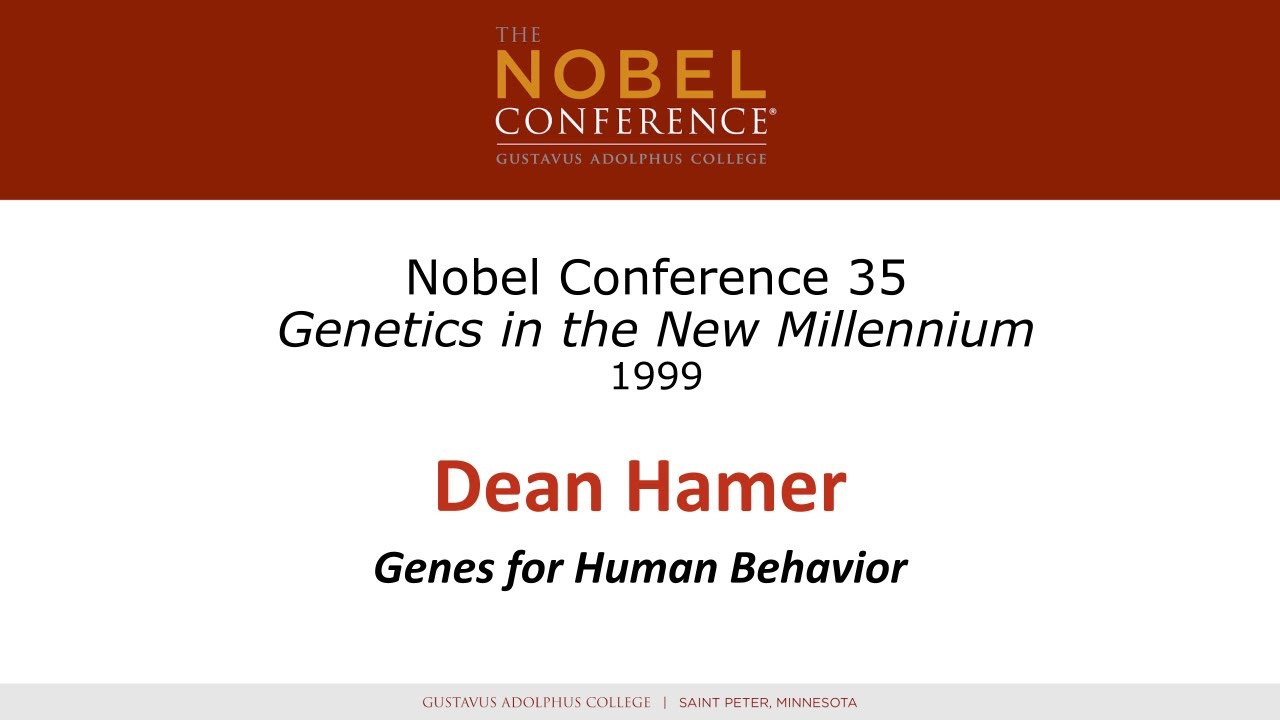Dean Hamer – Genes for Human Behavior - YouTube