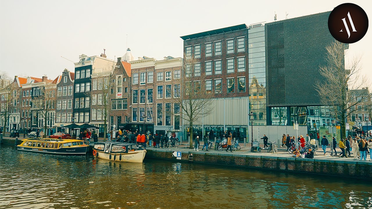 Anne Frank House Impression from Outside, Amsterdam 4K 60fps - YouTube