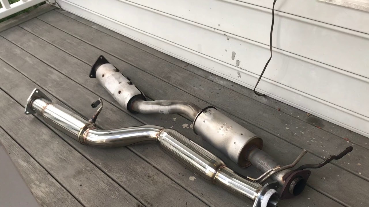 RX8 AGENCY POWER MIDPIPE STOCK EXHAUST cold start and revs - YouTube