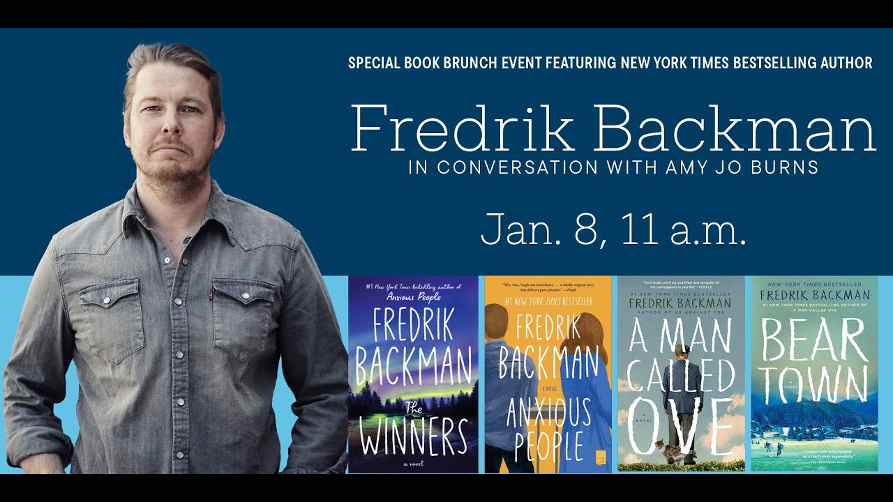 弗雷德里克·巴克曼與艾米·喬·伯恩斯對話：圖書早午餐活動 - 普林斯頓公共圖書館