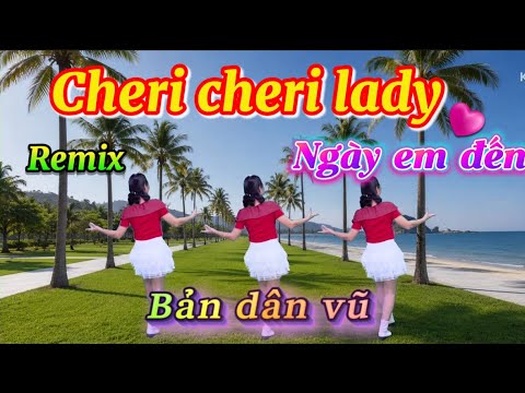 Cover of CHERI CHERI LADY (When You Came) / Remix #folkdance (Instruction in description below ⬇️)