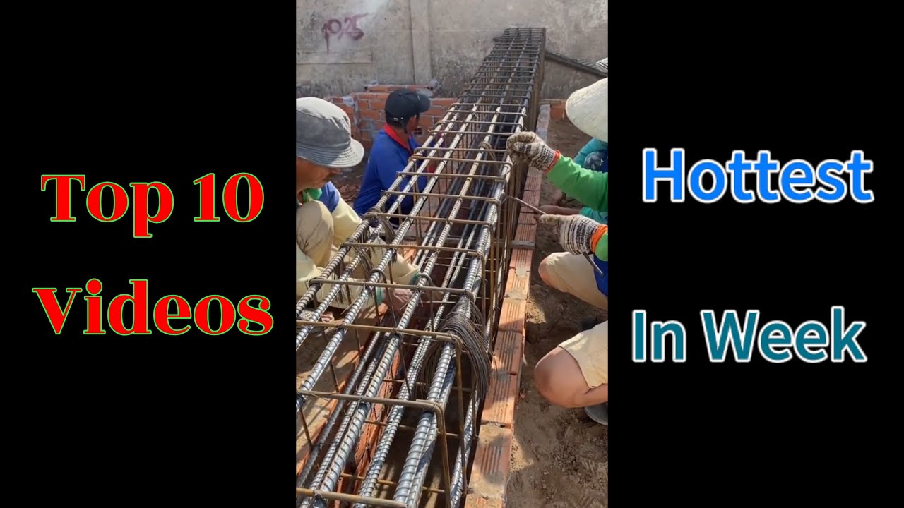Top 10 construction videos with the most views of the week #building # ...