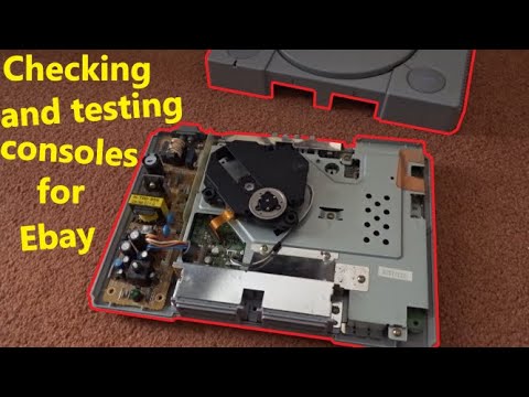 Checking and testing consoles for Ebay. - YouTube