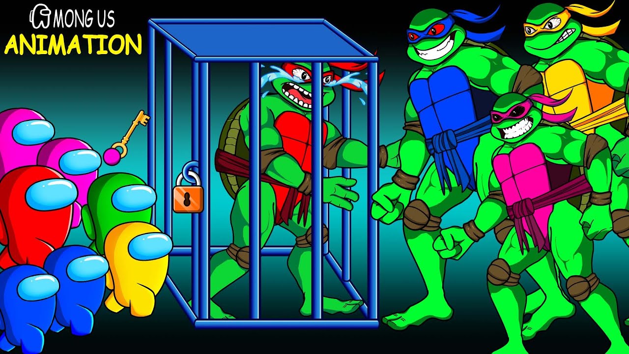 어몽어스 VS Teenage Mutant Ninja Turtles | FUNNY AMONG US ANIMATION - YouTube