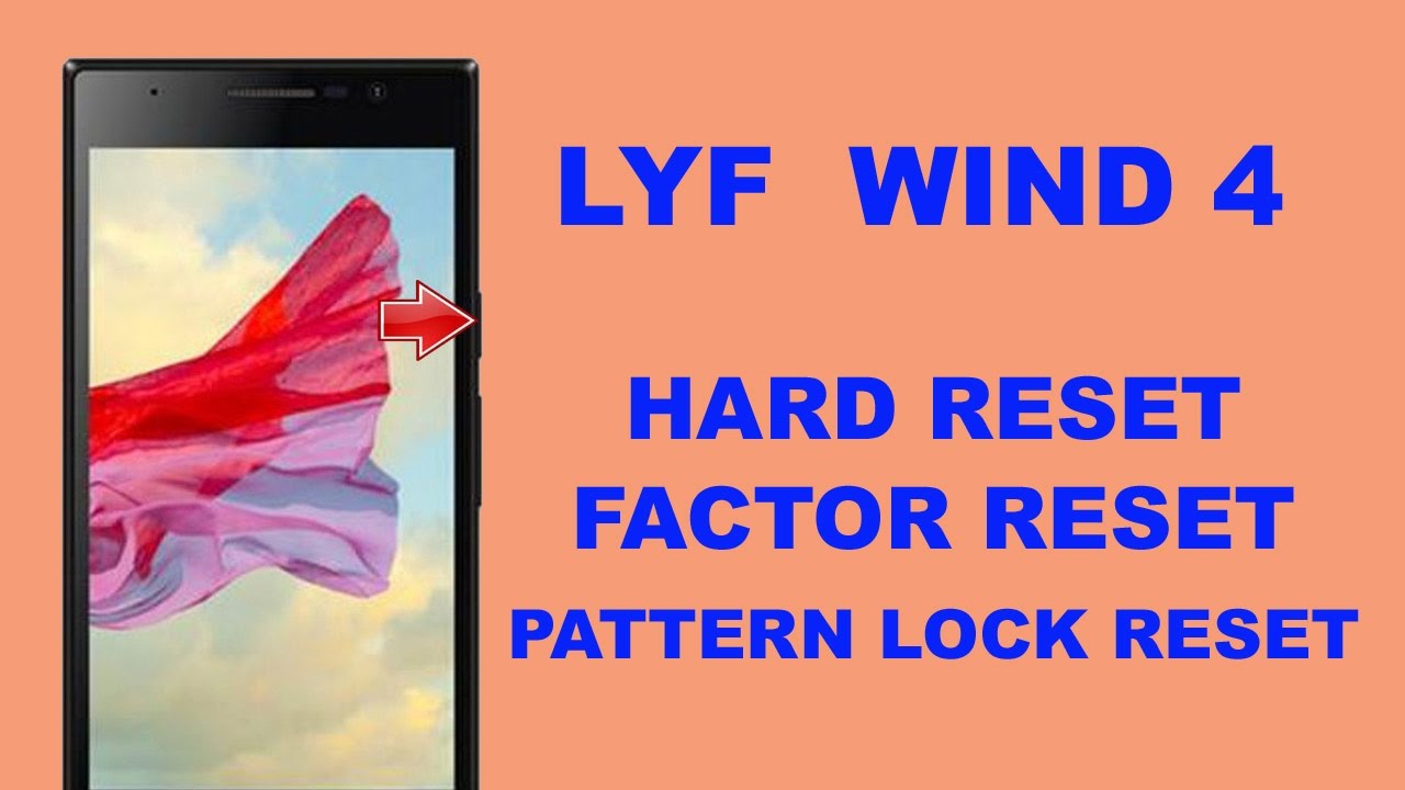 LYF WIND 4 HARD RESET | LYF WIND 4 PATTERN LOCK SOLUTION - YouTube