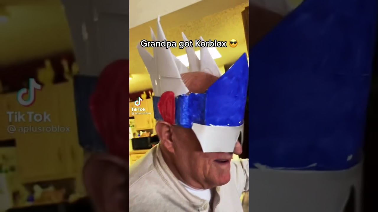 Grandpa Got Korblox Deathspeaker, Valkyrie Helm, Clockwork Shades and ...