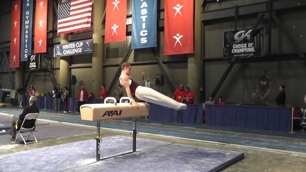 Alexander Tighe - Pommel Horse - 2013 Winter Cup Finals - YouTube