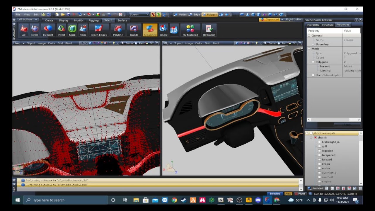 Zmodeler Interior Work #GTA5 #ZMOD #GamingWithSpace - YouTube