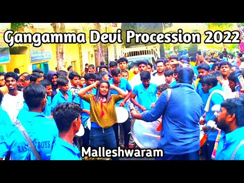 Dancing Queen Tapanguchi Tamte Dance | Gangamma Devi Procession 2022 ...