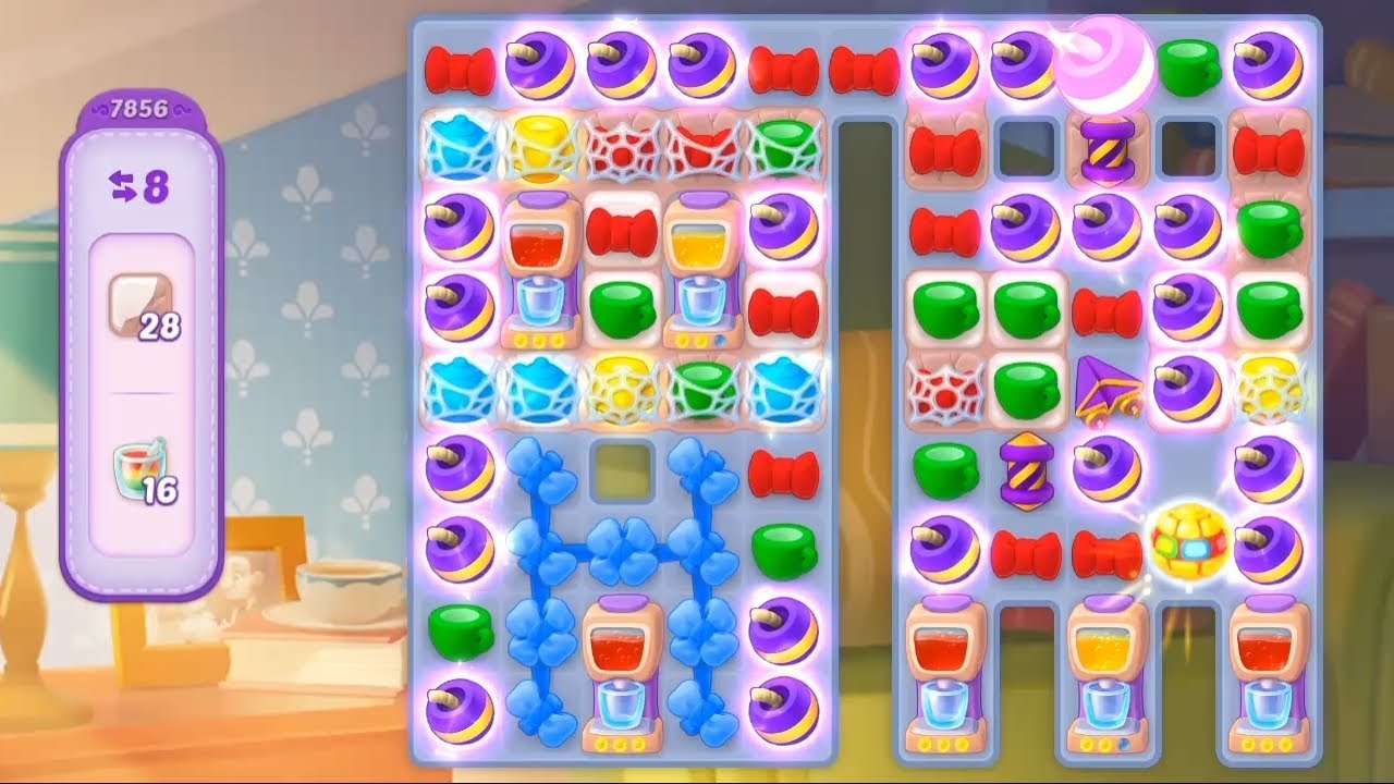 homescapes level 7856 | homescapes hard level - YouTube