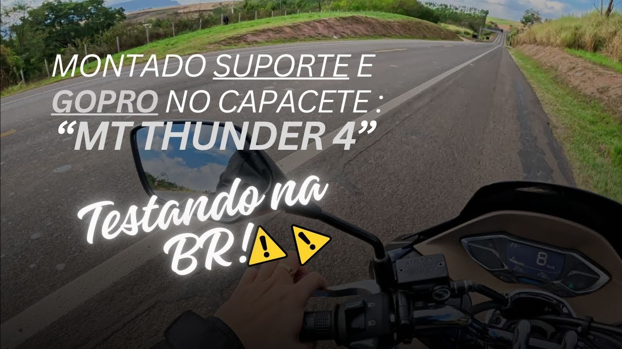 “Instalei a GoPro Hero 13 + Microfone no Capacete MT Thunder 4 - YouTube