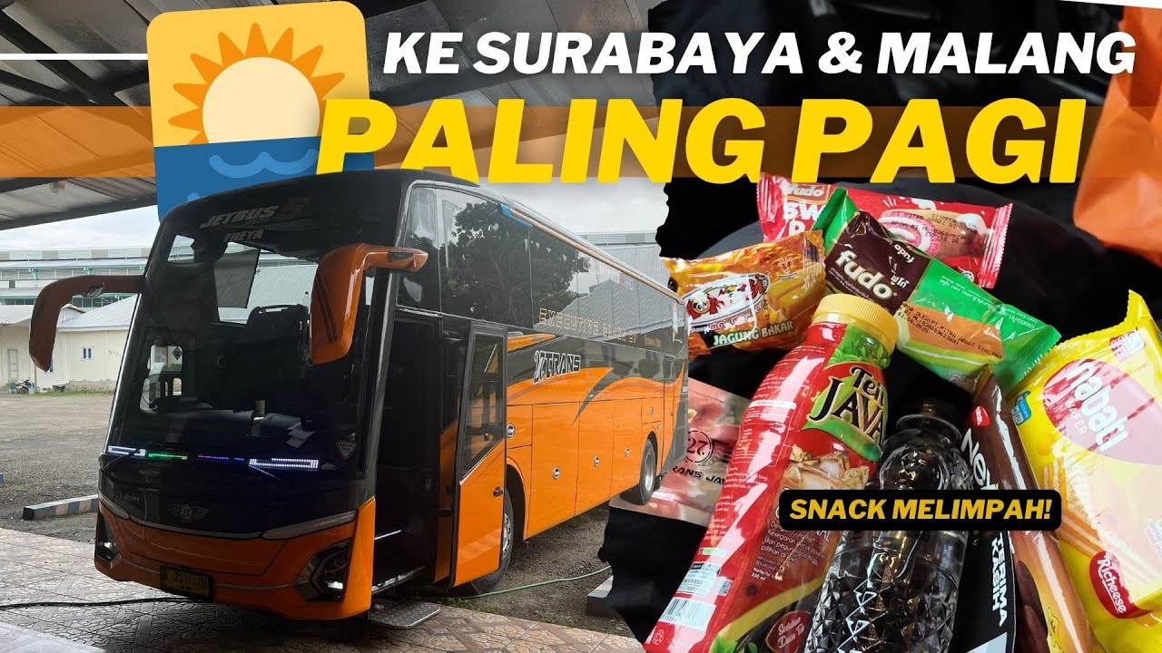 BUS PALING PAGI KE SURABAYA DAN MALANG ⁉️ 🌞 27 Trans Executive ...