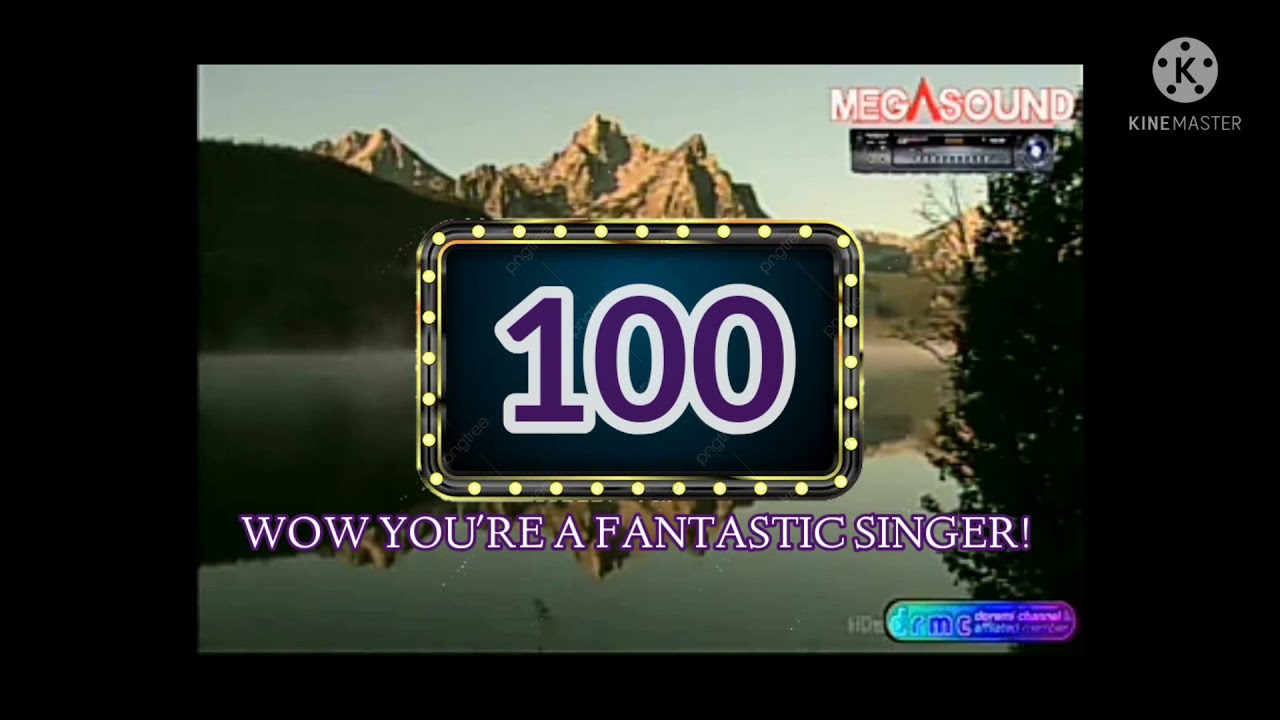 KARAOKE SCORE 100 FANMADE | MEGASOUND - YouTube