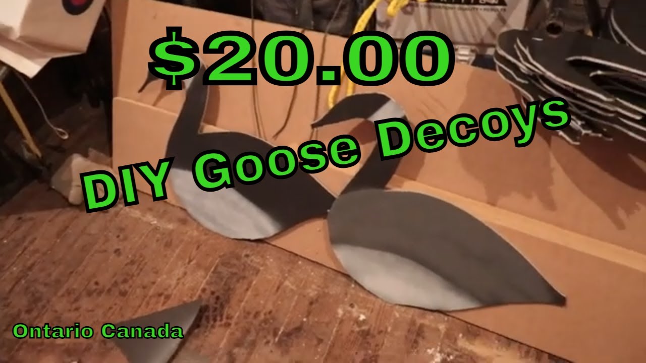 DIY Goose Decoys (Paper) - YouTube