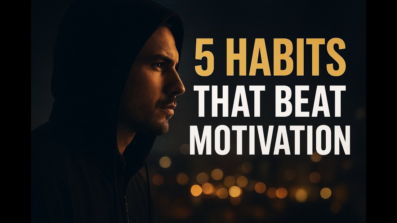 These 5 Habits Beat Motivation Every Single Time - YouTube