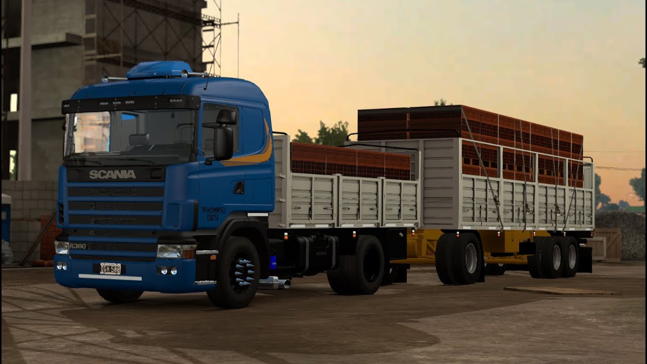 Scania R360-Mapa Eldorado|ETS2 - YouTube