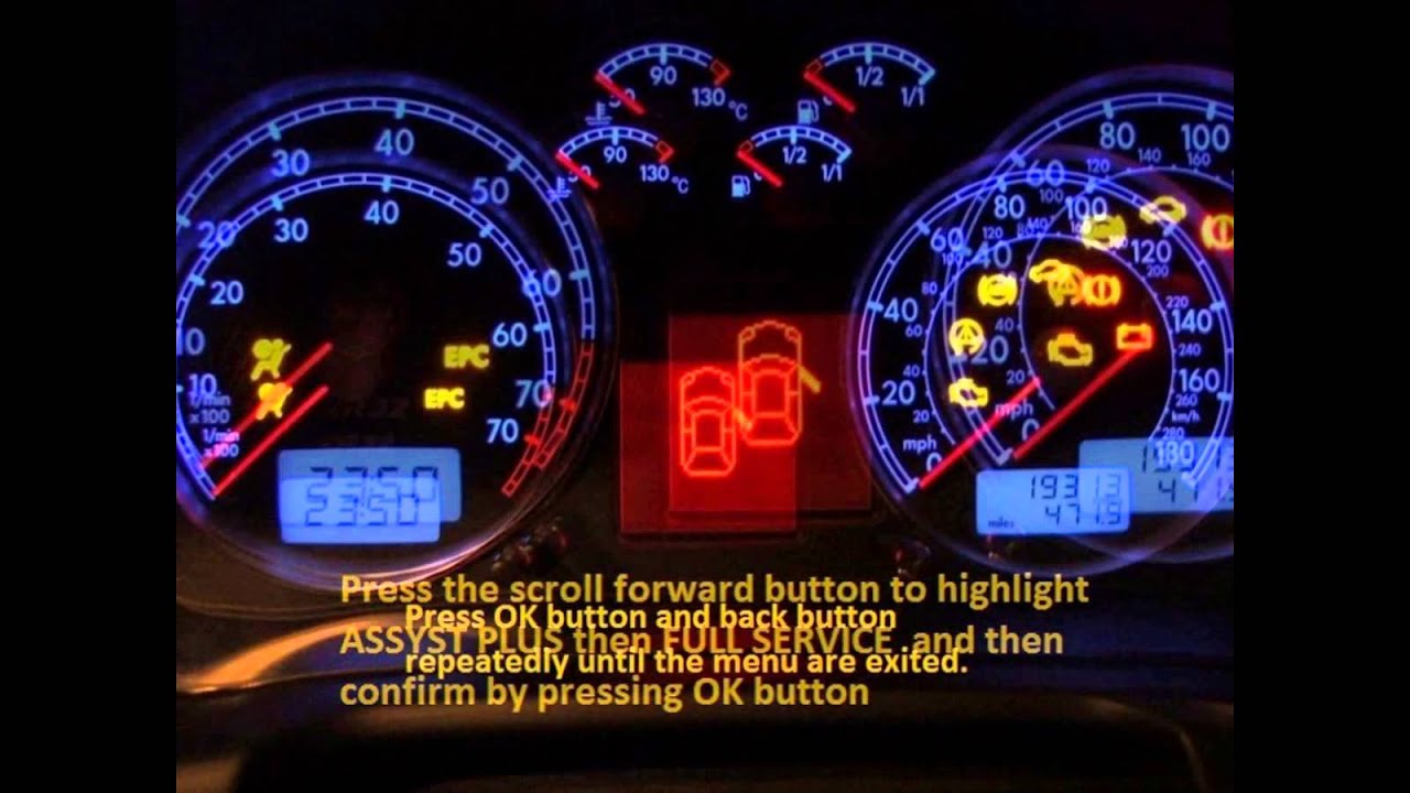 Lincoln Aviator 2002-2005 - how to reset service light indicator - YouTube