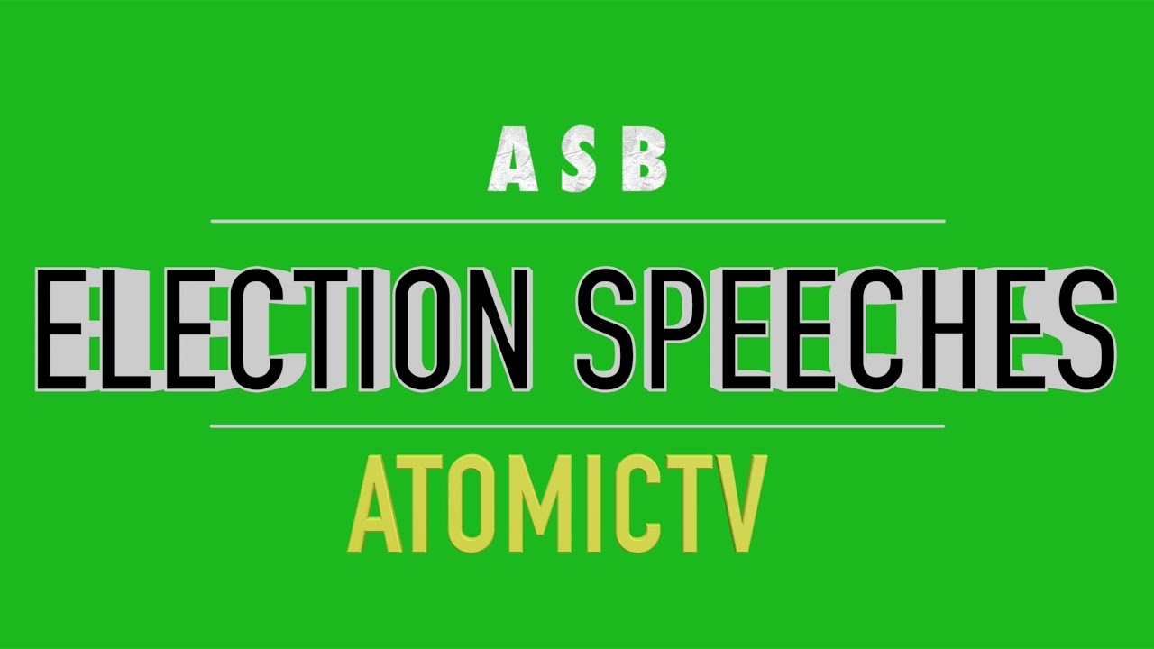 ASB Election Speeches - YouTube