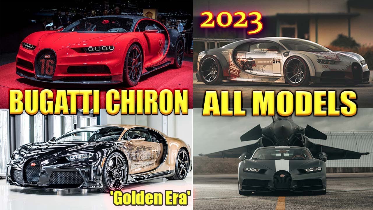 Bugatti Chiron Evolution: Exploring Multiple Models in One Video ...
