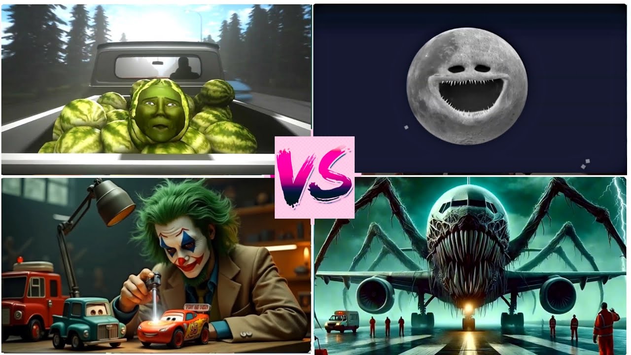 Lin Gang Melon🆚️Lunar Moon in Minecraft🆚️Mc.Queen Shark.exe🆚️INFECTED ...