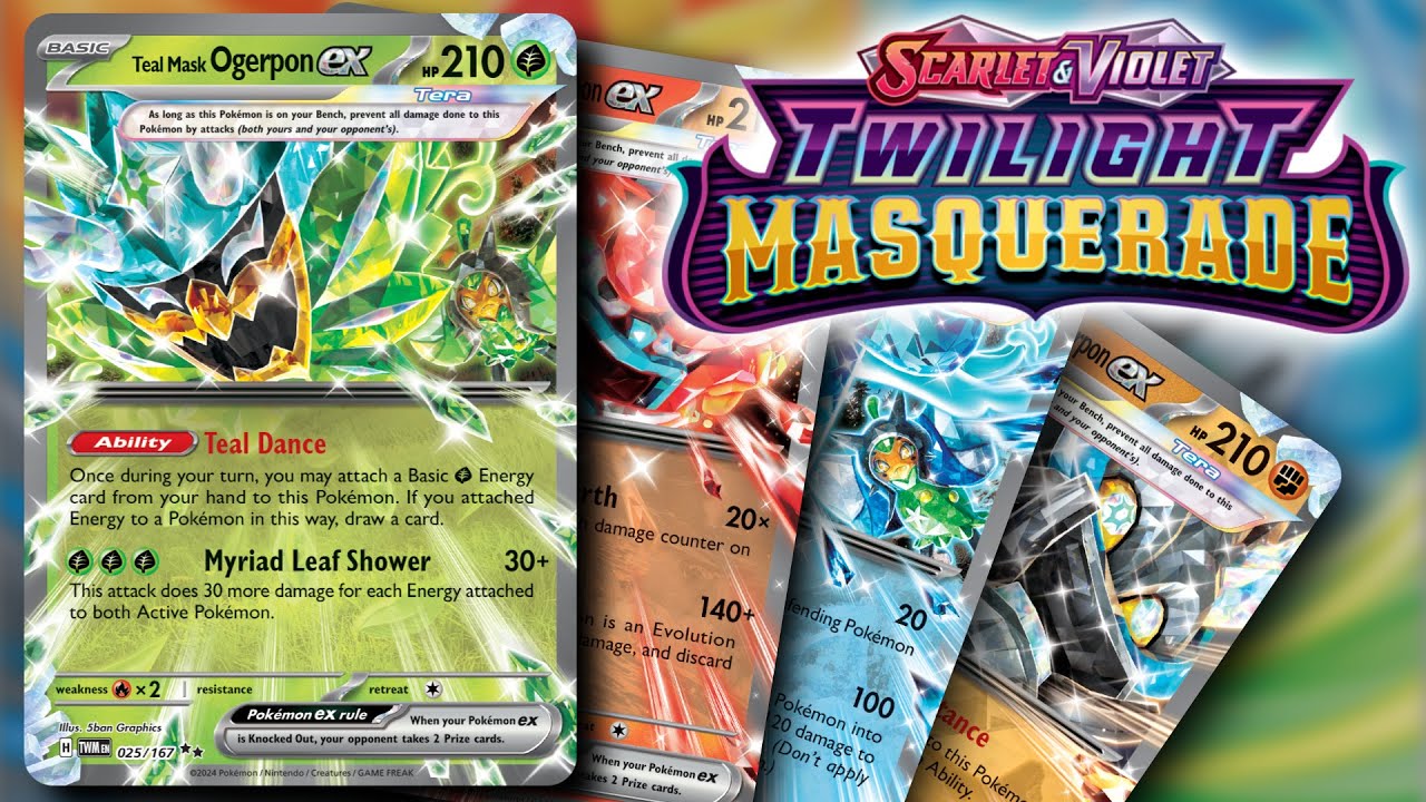 New Ogrepon ex Pokémon Cards Revealed for May 2024 - YouTube