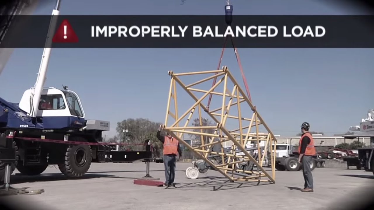 What is the Correct Way to Secure a Crane Load? | Sims Crane Q&A - YouTube