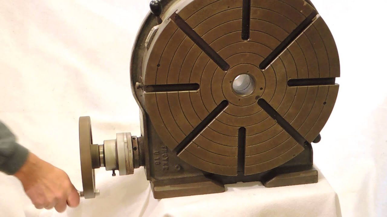 18" Troyke Mill Turntable U-18 for sale (Sold) - YouTube