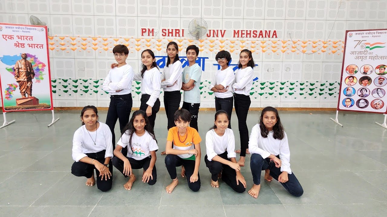 India wale #dance #independenceday #school #class7 #girls #jnv #mehsana ...