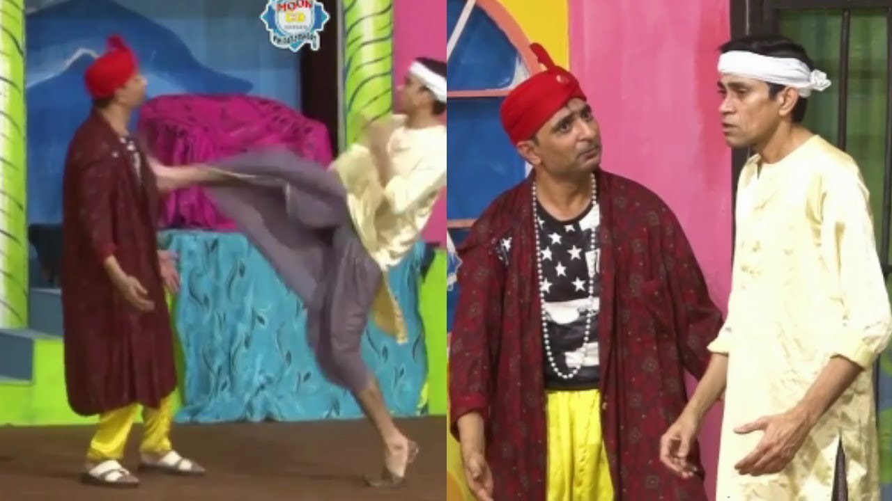 Amjad Rana and Goshi 2 Stage Drama 2019 | New Stage Drama 2019 Comedy ...