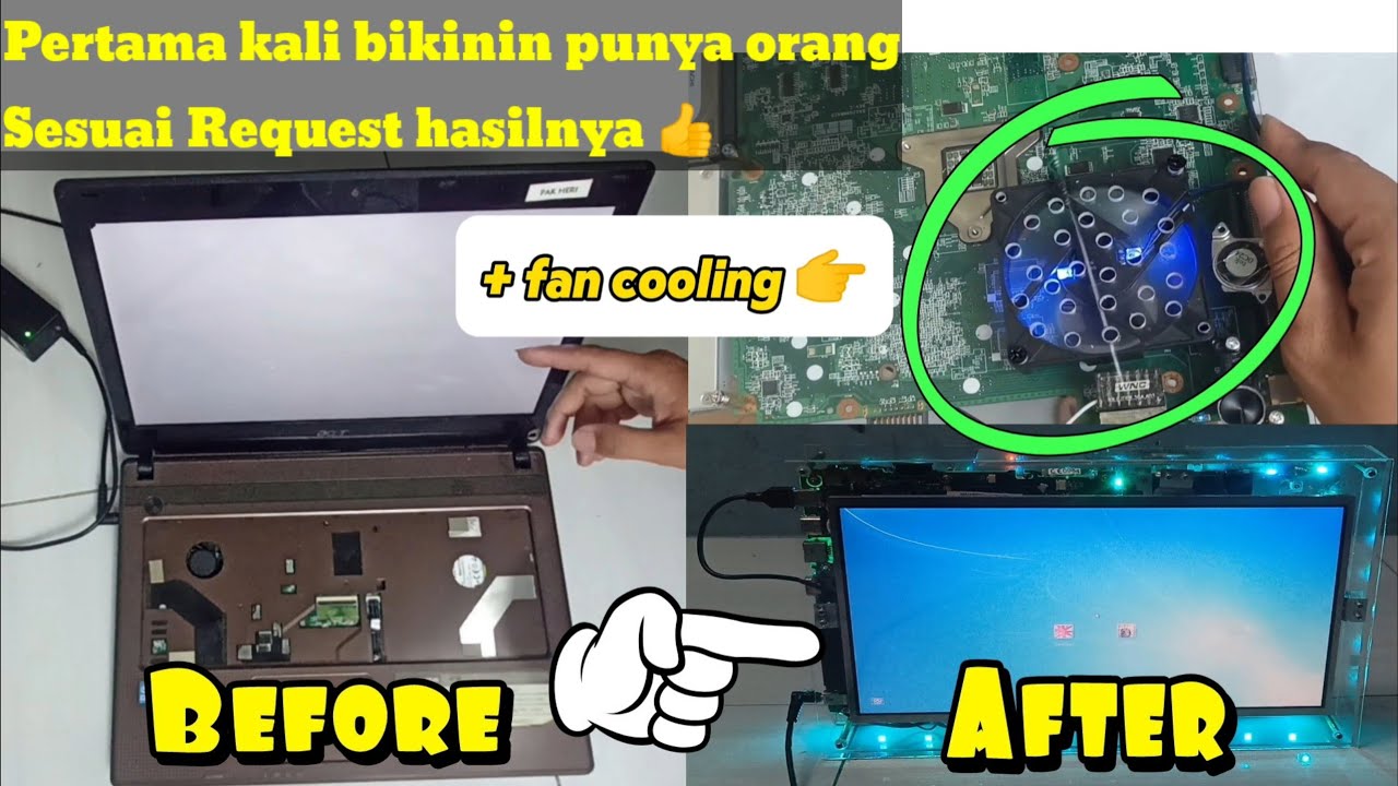 Ubah laptop jadi mini pc || request from Om HERI (JAMBI) - YouTube