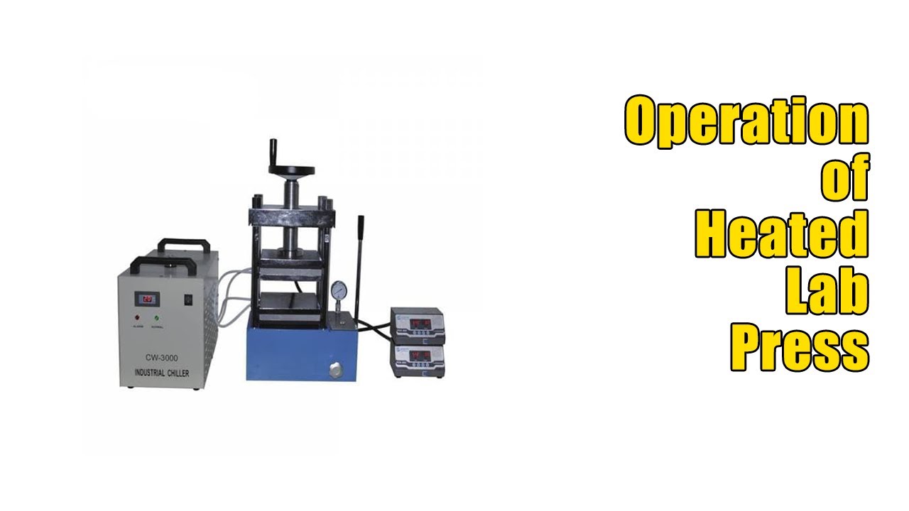 Operation Of Heated Lab Press YouTube