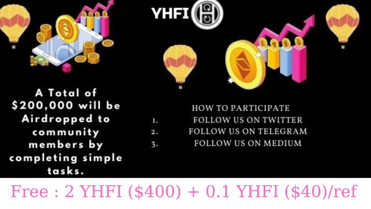 Hướng dẫn nhận 2 YHFI ( $400) _ YHOLD Finance - Guide get 2 token YHFI ...