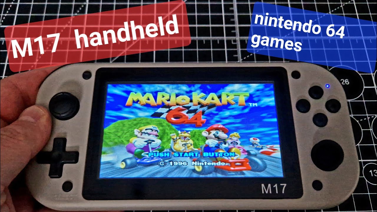 M17 Handheld testing N64 games - YouTube
