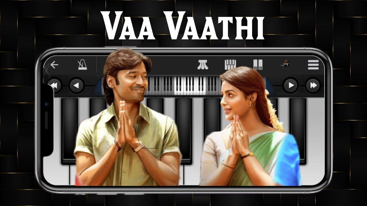 Vaa Vaathi Song Easy Piano Tutorial | Vaathi | Dhanush - YouTube