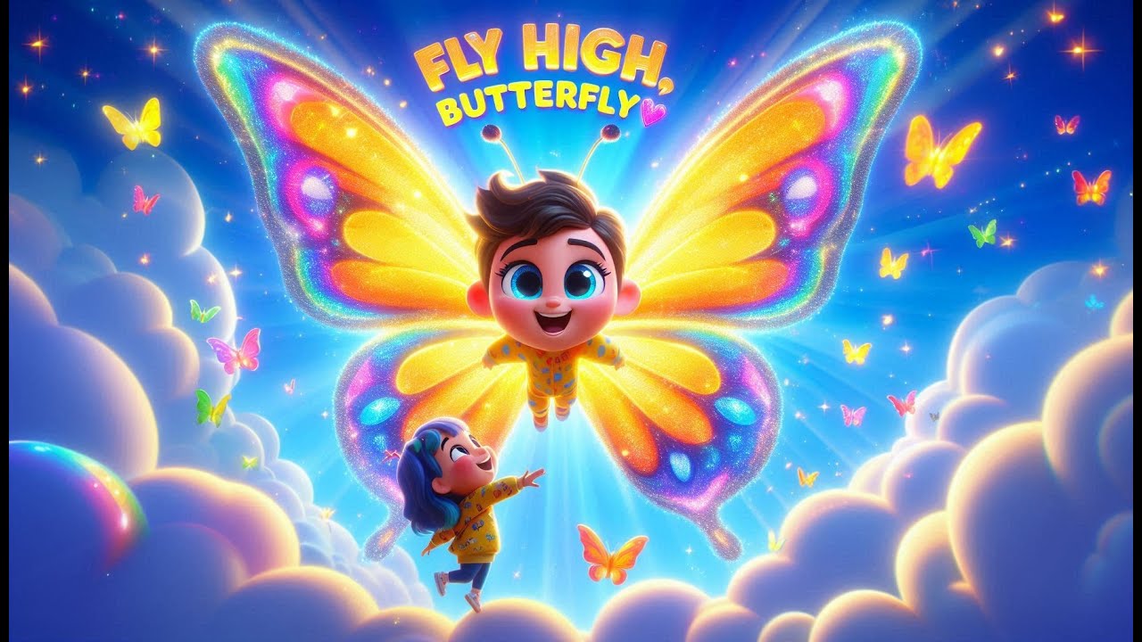 🦋 Butterfly Song for Kids | Fun & Catchy Rhyme | Learn Colors & Dance ...
