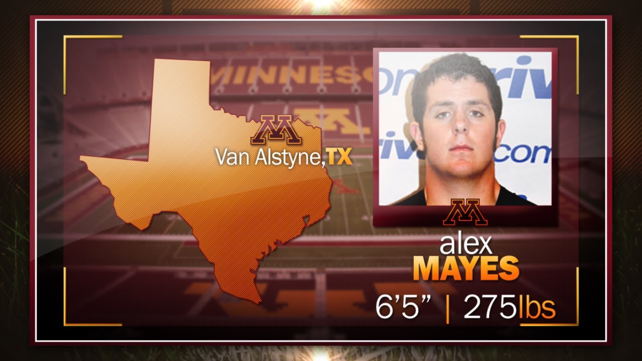 Alex Mayes highlights: 2013 Gopher Football Signing Day - YouTube