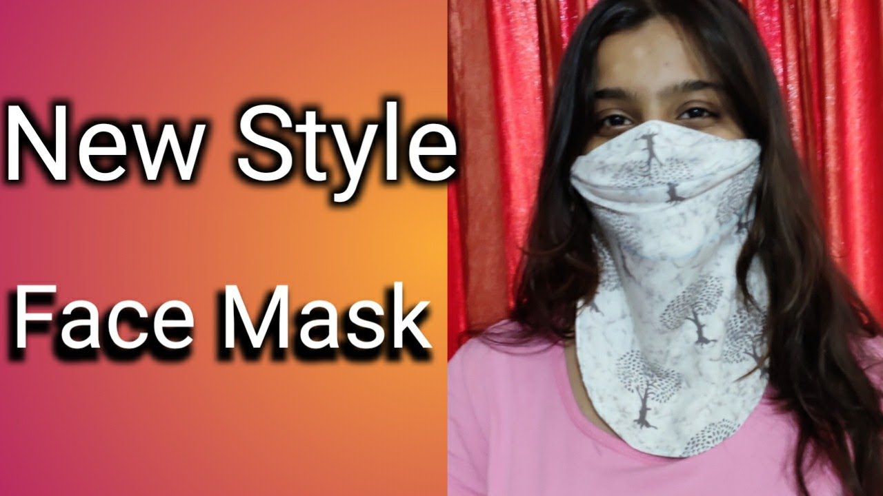 Make new style mask step by step tutorial || How to make face mask ...