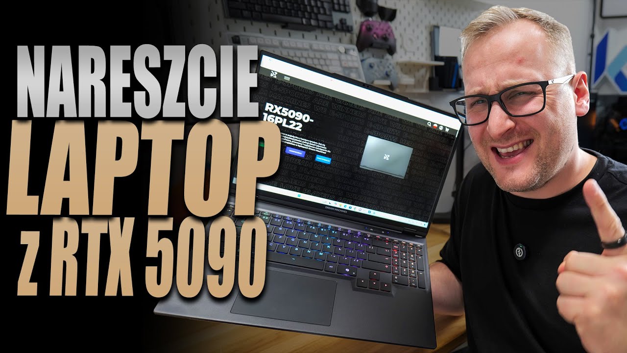 Nareszcie laptopowy RTX 5090! Test Dream Machines RX5090-16PL22 - YouTube