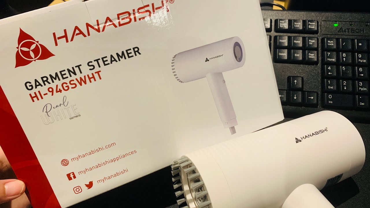 Unboxing | NEW ITEM!Hanabishi Garment Steamer HI-94GSWHT - YouTube