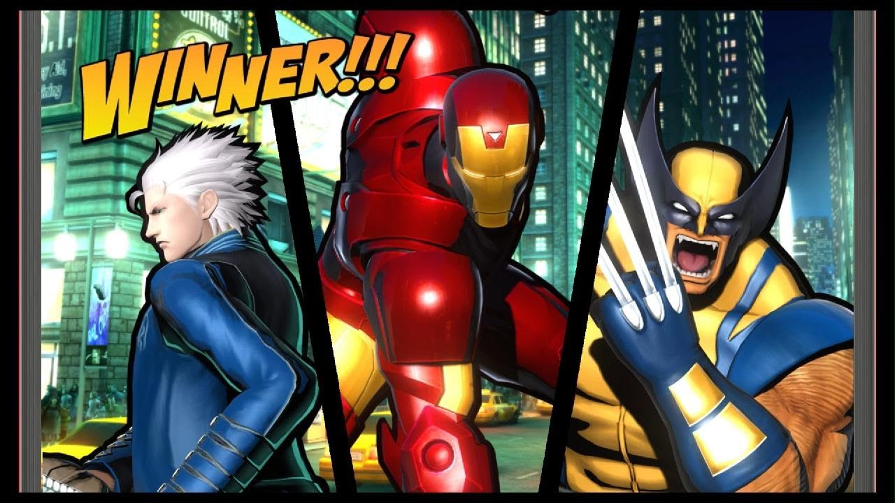 Marvel vs Capcom 3 arcade.Iron Man -Wolverine -Vergil. - YouTube
