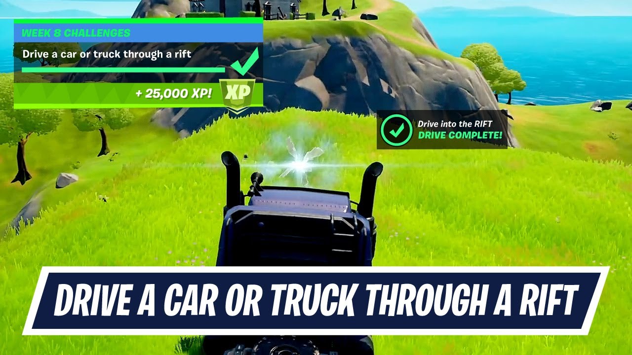 Where and How to Drive a car or truck through a rift in Fortnite Season ...