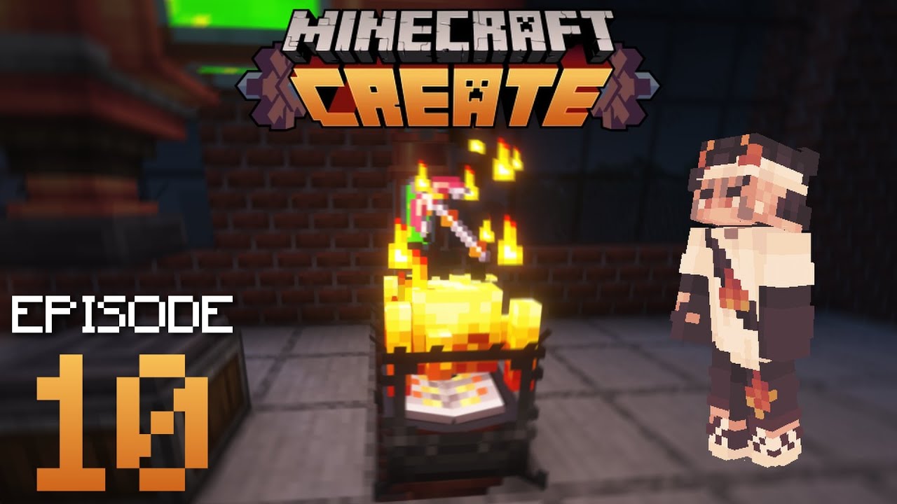 AUTOMATICALLY ENCHANTING OUR FIRST ITEM! | Minecraft Create Mod Ep. 10 - YouTube