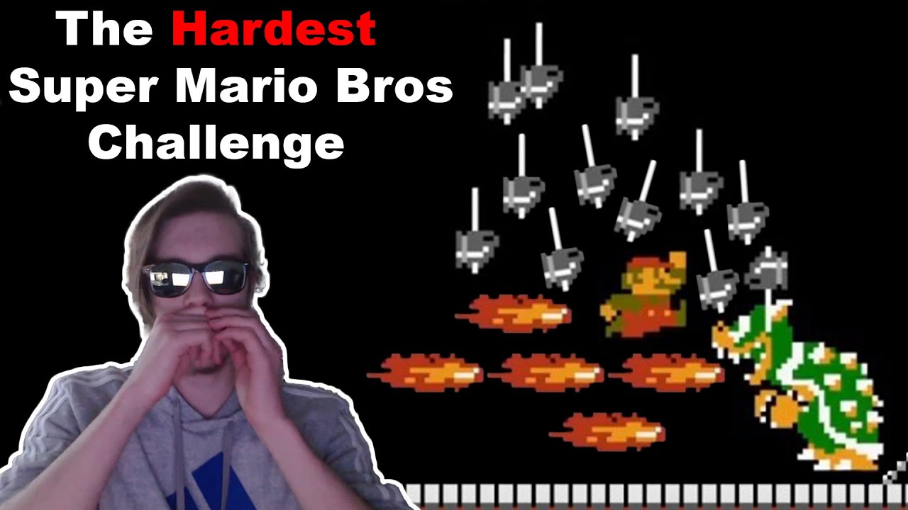The HARDEST Super Mario Bros Challenge - YouTube