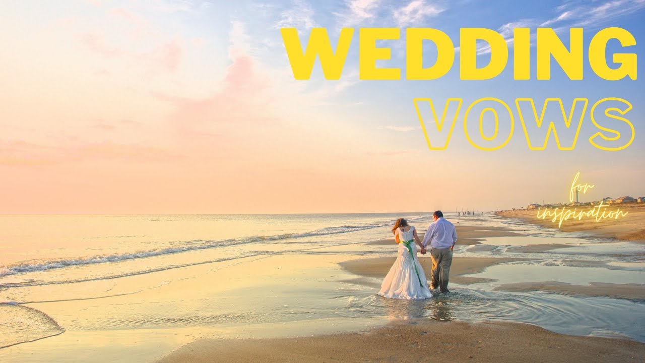 Heartfelt Wedding Vows: Witness the Love and Commitment of Newlyweds ...