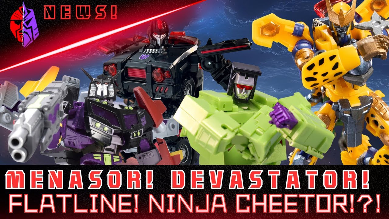 Devastator! Animated Menasor! Flatline Revived! Cheetor as a Ninja ...