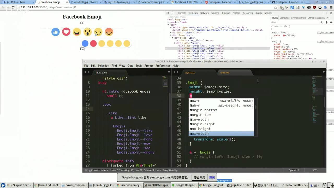 Codepen - Facebook emoji - YouTube