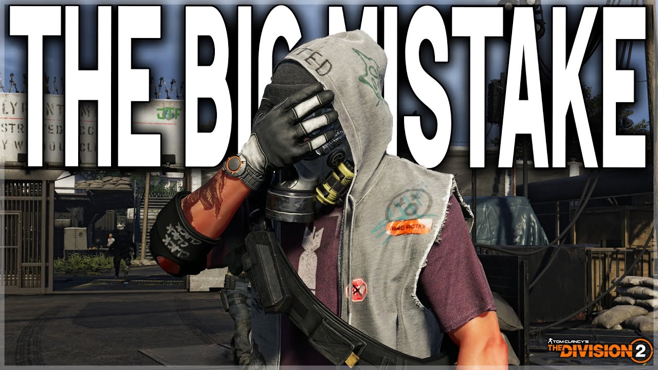 DON'T MAKE THIS BIG MISTAKE IN THE DIVISION 2 CLIMAX "TINKERER MASK ...