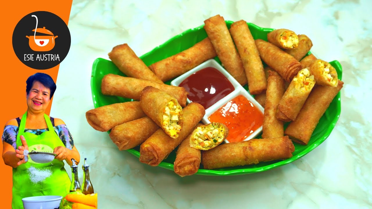 LUMPIANG ITLOG | EGG RECIPES | ULAM PINOY | EGG SHANGHAI | ESIE AUSTRIA ...